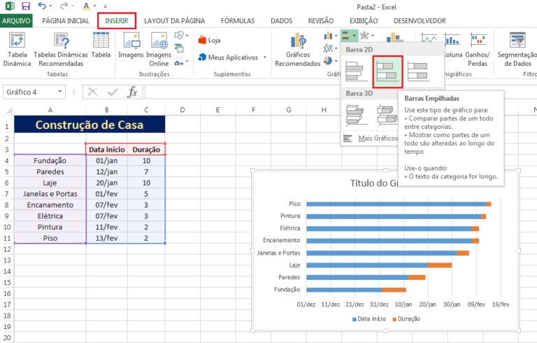Linha do Tempo no Excel: 4 Opções Para Você Usar - Excel Easy