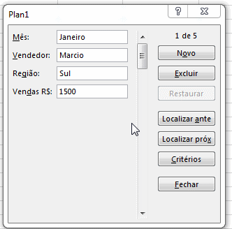 Como Criar Formulário no Excel (Passo a Passo) - Excel Easy