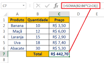 Fórmulas de Matriz no Excel - Guia Completo - Excel Easy