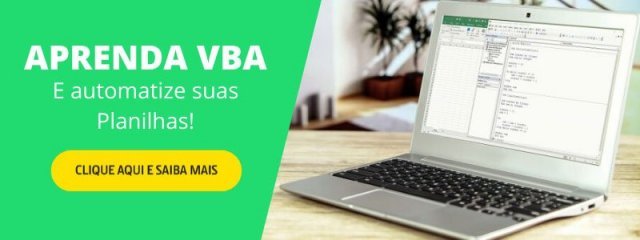 Conheça os principais comandos de VBA no Excel