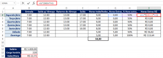 Como Calcular Horas Trabalhadas no Excel + Horas Extras - Excel Easy