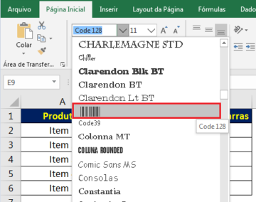 Como Criar Código de Barras no Excel - Excel Easy