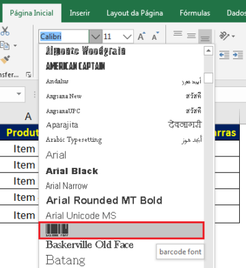 Como Criar Código de Barras no Excel - Excel Easy