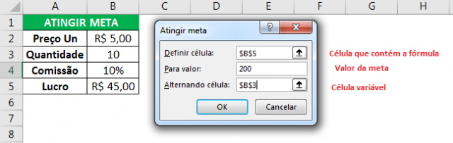 Atingir Meta no Excel - Como usar essa Ferramenta? - Excel Easy
