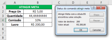 Atingir Meta no Excel - Como usar essa Ferramenta? - Excel Easy