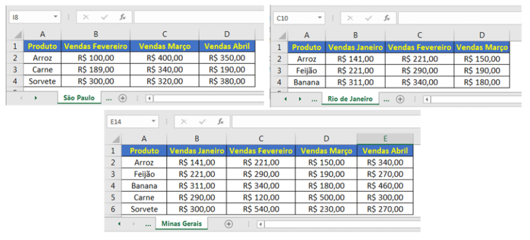 Consolidar no Excel - Como Juntar Várias Planilhas - Excel Easy