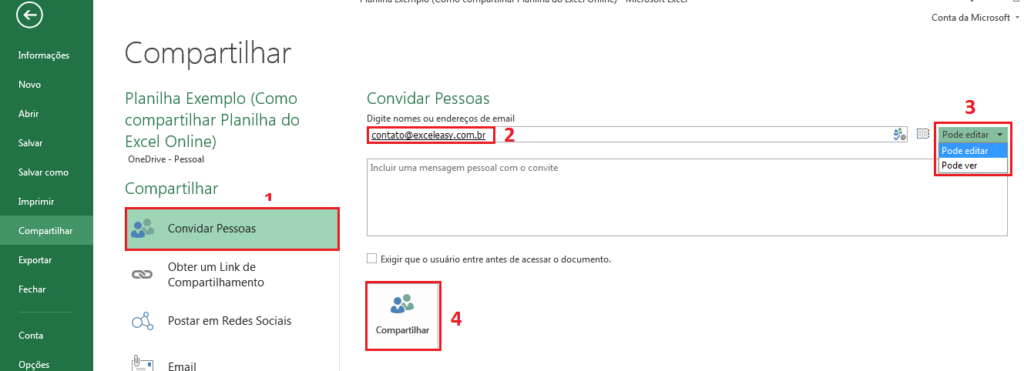 Como Compartilhar Planilha no Excel - Excel Easy