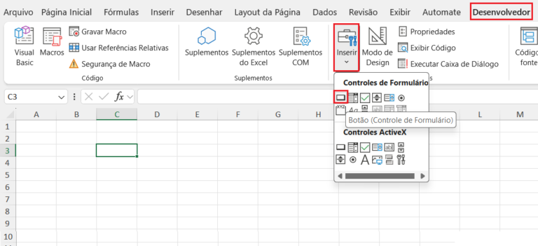 Criar Botão no Excel | Passo a Passo - Excel Easy