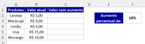 Como Calcular Aumento Percentual no Excel - Excel Easy