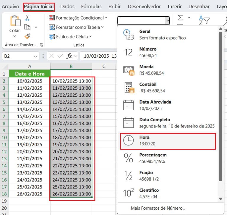 Como Separar Data e Hora no Excel - Excel Easy