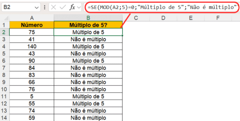 Excel MOD: Guia Completo com Exemplos - Excel Easy