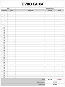 Modelo de Livro Caixa no Excel: Baixe Grátis - Excel Easy