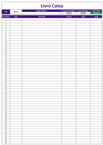 Modelo de Livro Caixa no Excel: Baixe Grátis - Excel Easy
