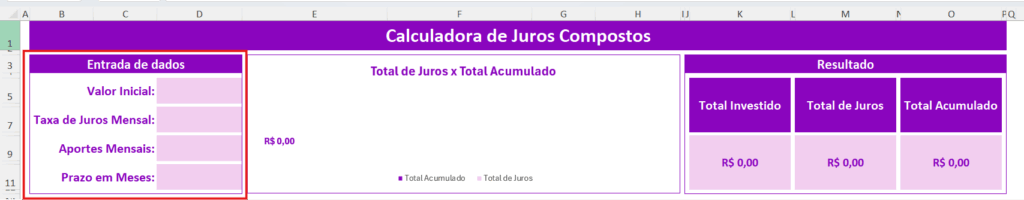 Planilha de Juros Compostos: Baixe Grátis! - Excel Easy
