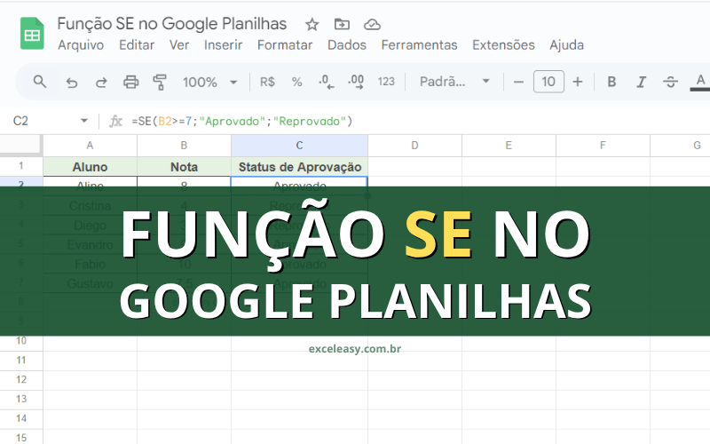 Função SE no Google Planilhas: Guia Completo com Exemplos - Excel Easy